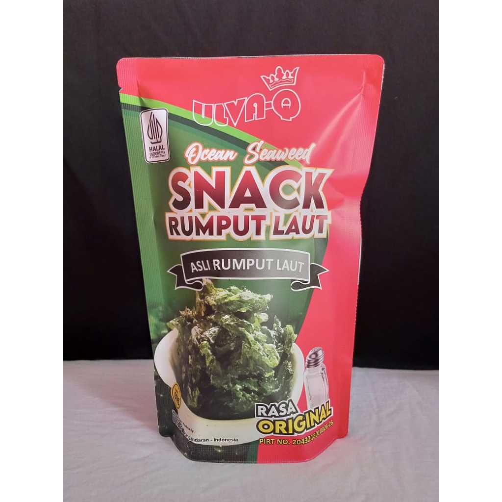 Jual Ulva-Q - Snack Rumput Laut Asli Rumput Laut | Shopee Indonesia
