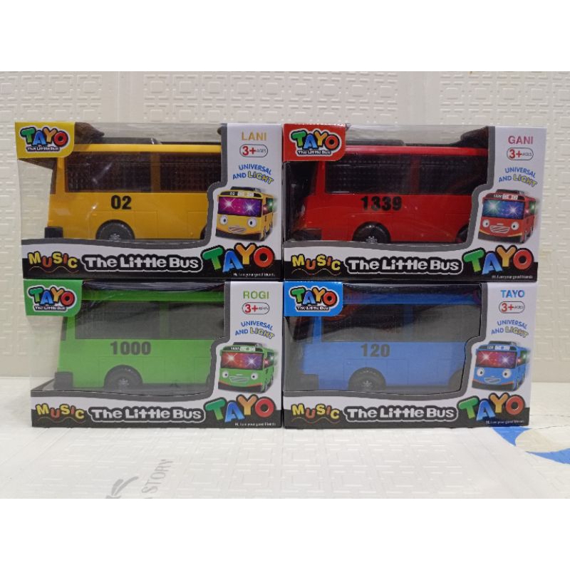 Jual MAINAN BUS TAYO MUSIK DAN LAMPU BUMP AND GO THE LITTLE BUS | Shopee Indonesia