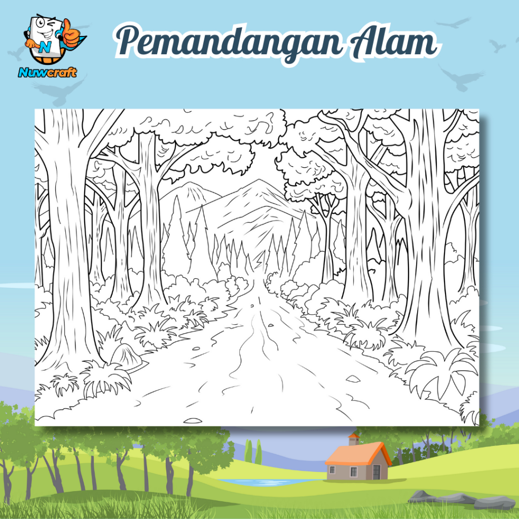 Jual Nuwcraft KERTAS MEWARNAI / COLORING / KERTAS GAMBAR / MEWARNAI ...