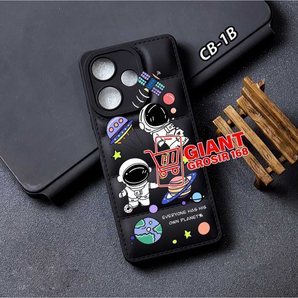 Jual Itel P55 5G Case Jaket 3D Macaron Black Case gambar Case bantal Itel P55 5G | Shopee Indonesia