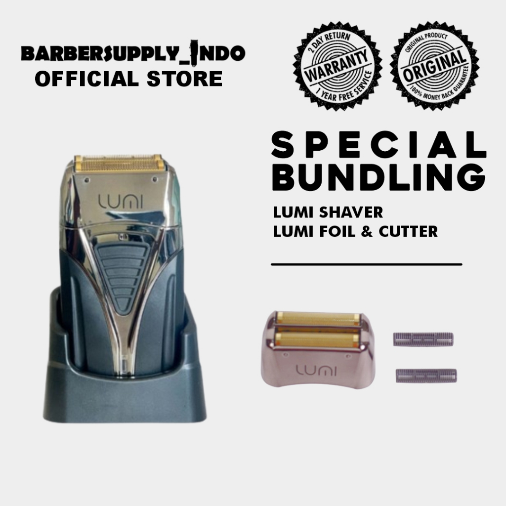 Jual LUMI SHAVER PROFESSIONAL BLACK ORI ALAT CUKUR RAMBUT JENGGOT KUMIS ...