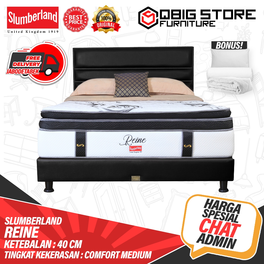 Jual Kasur Springbed Slumberland Reine spring bed matras | Shopee Indonesia