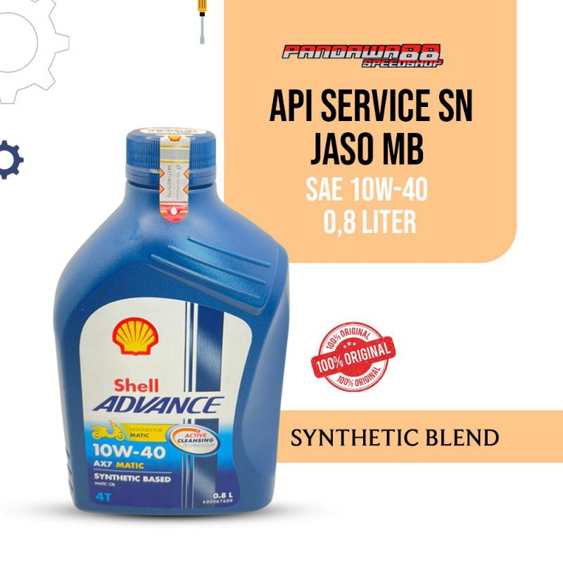 Jual Oli SHELL ADVANCE A7X MOTOR MATIC 0,8L 10W-40 | SHELL Oil 800ml ...