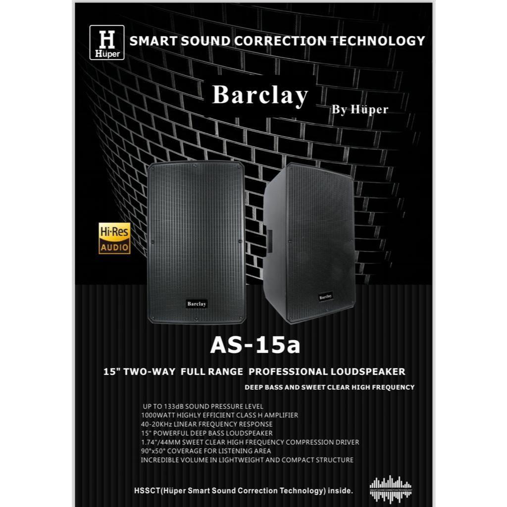 Jual Speaker Aktif Barclay AS15a / Barclay AS 15 / barclay AS 15a ...