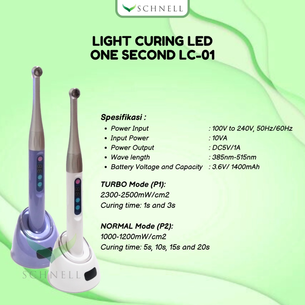 Jual Light Curing/Dental Light Cure/Light Curing One Second LC-01 ...