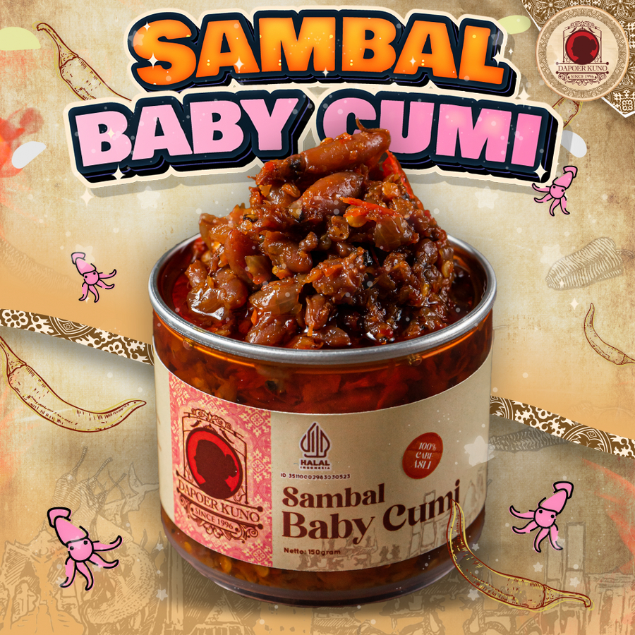 Jual Dapoer Kuno - Sambal Baby Cumi 150gr | Shopee Indonesia