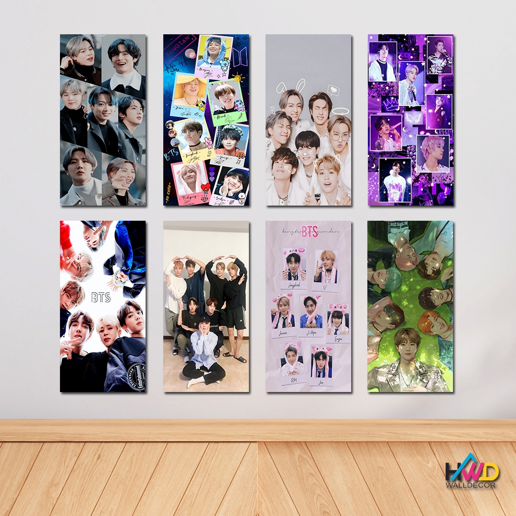 Jual HERA WALL DECOR HIASAN DINDING ARMY BTS 10x20 cm PAJANGAN POSTER ...
