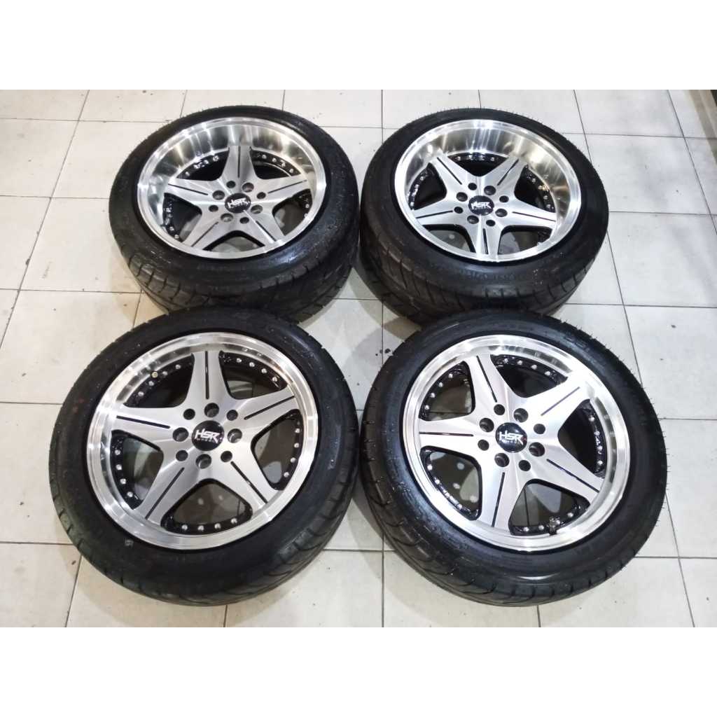 Jual VELG MOBIL BEKAS HSR ANAMBAS RING 16X7,5/8,5 4X100/4X114 ET 38/18 BAN 195 55 16 OCTA ...