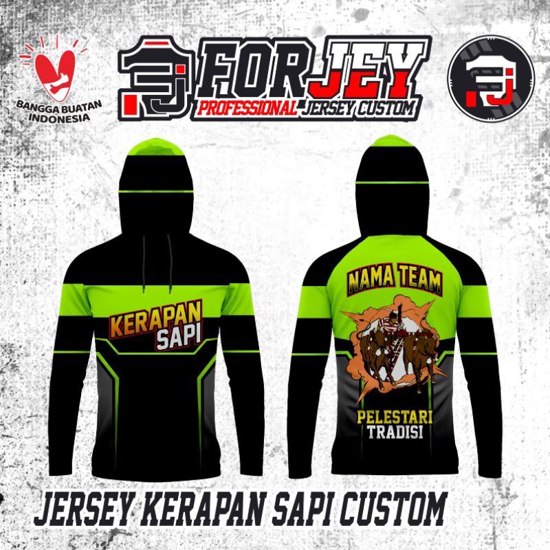 Jual JERSEY KERAPAN SAPI PROFESSIONAL CUSTOM | Shopee Indonesia
