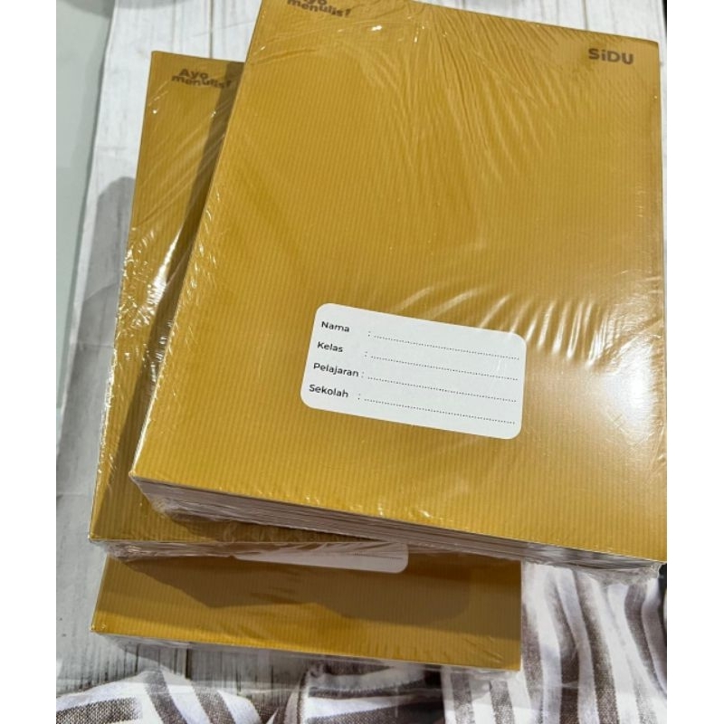 Jual BUKU TULIS SIDU 40 LEMBAR SAMPUL COKLAT KWARTO/A5 SATUAN | Shopee ...