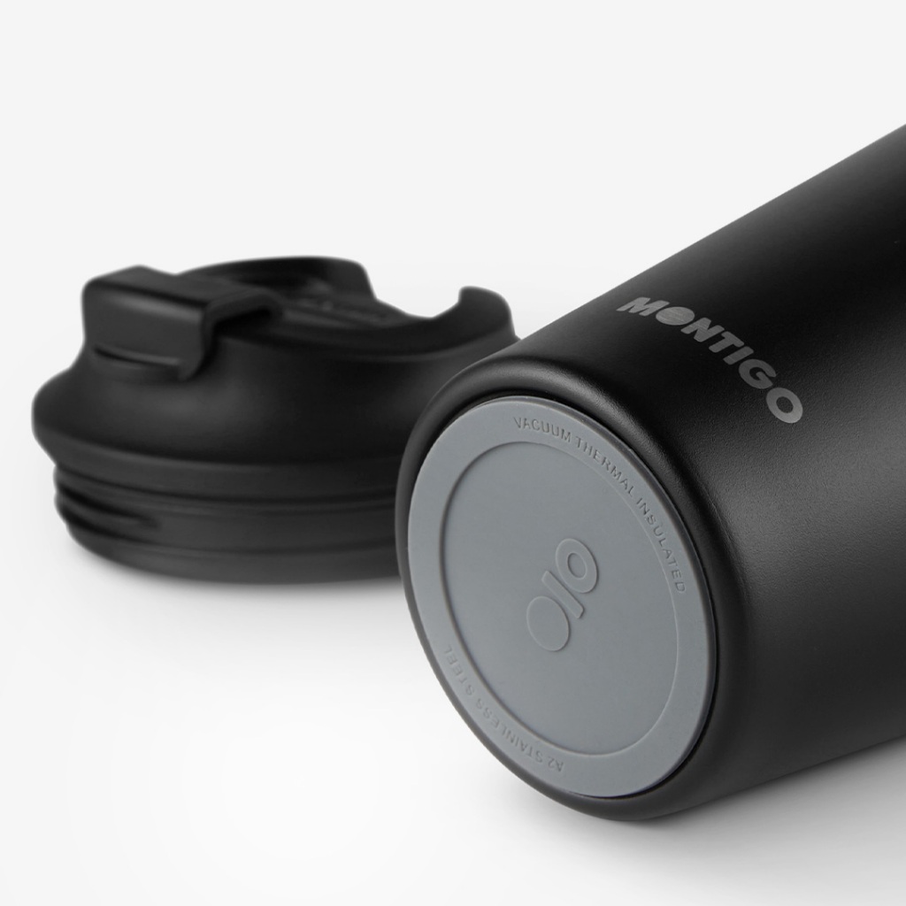 Jual Montigo | Sense Coffee Cup 12oz - 340ml Black | Shopee Indonesia