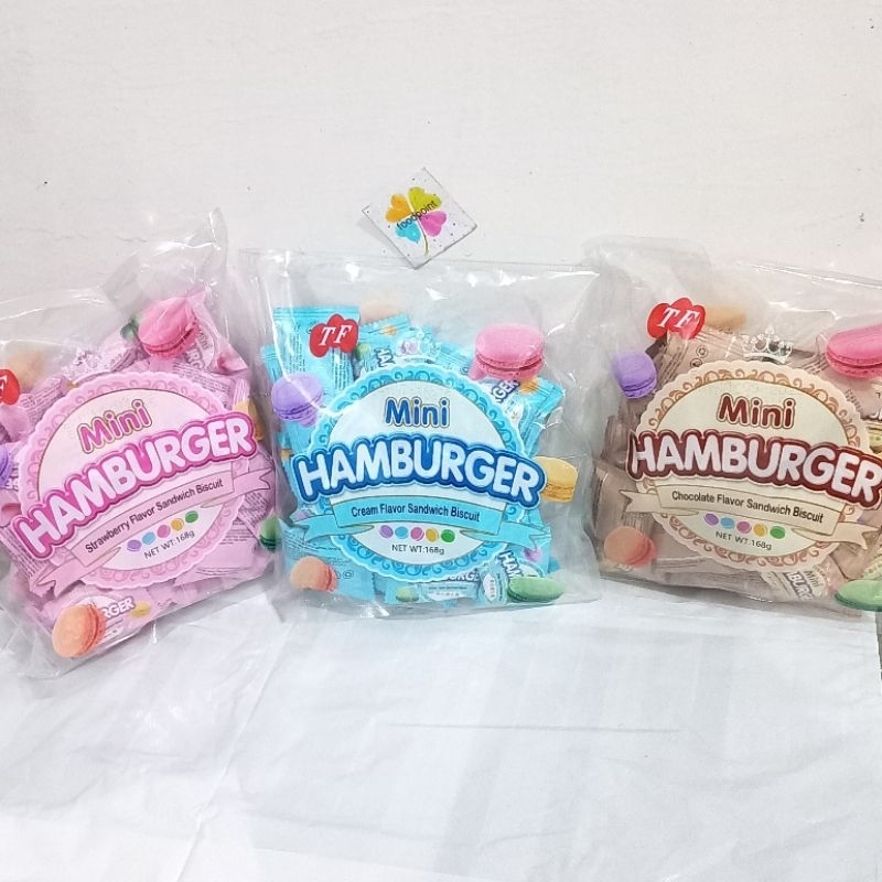 Jual Biskuit Tf Mini Hamburger Tiny Mico Flavor Sandwich Biscuits Shopee Indonesia