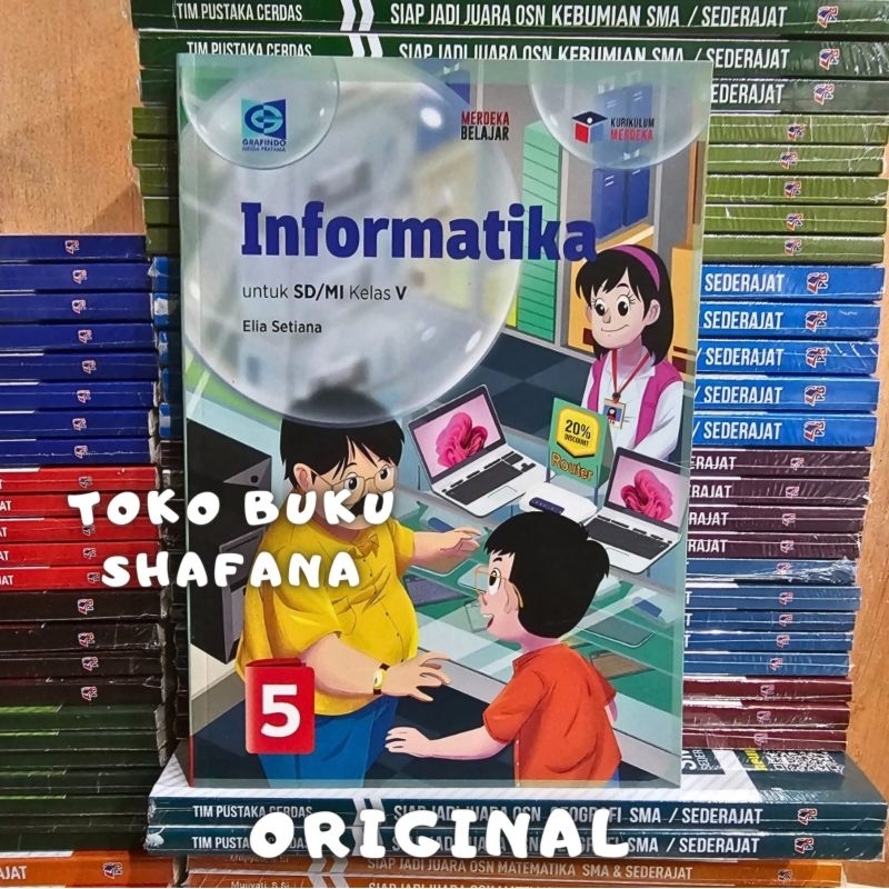 Jual Buku Informatika Kelas 1 2 3 4 5 6 SD Grafindo Kurikulum Merdeka ( KURMER ) | Shopee Indonesia