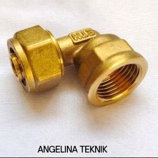 Jual nepe air panas knee drat dalam 1/2" (NP-11)/knie drat dalam 1/2" kuningan | Shopee Indonesia