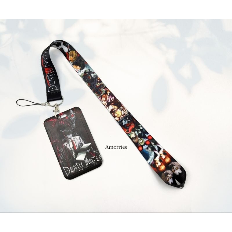 Jual Lanyard Death Note/ Gantungan Lanyard Anime Death Note L KIRA RYUK ...