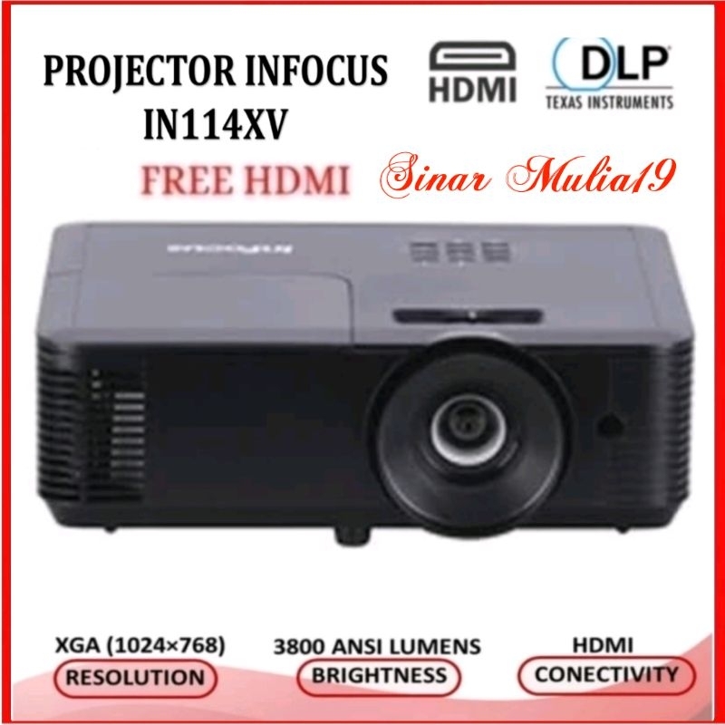 Jual INFOCUS IN114XV ORIGINAL XGA 3.800 LUMENS SUPPORT VGA - HDMI ...
