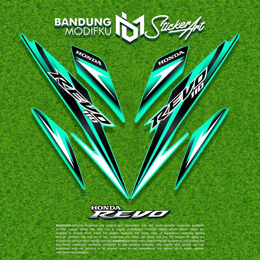 Jual STRIPING ABSOLUTE REVO 110 CW MOTIF 12 / STICKER ABSOLUTE REVO 110 ...