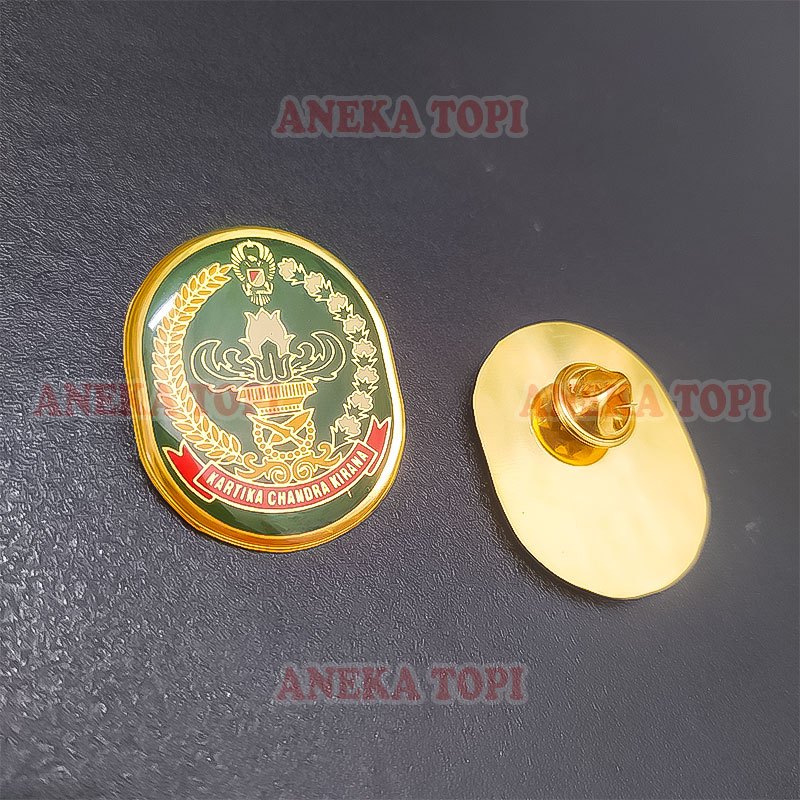 Jual Pin Persit Kartika Chandra Kirana Pin Logo Persit Lapis Fiber ...