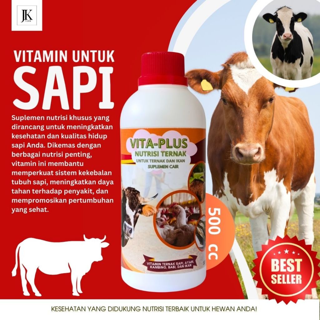 Jual Vitamin Sapi Agar Cepat Gemuk Vitamin Sapi Penggemuk Badan Vitamin ...