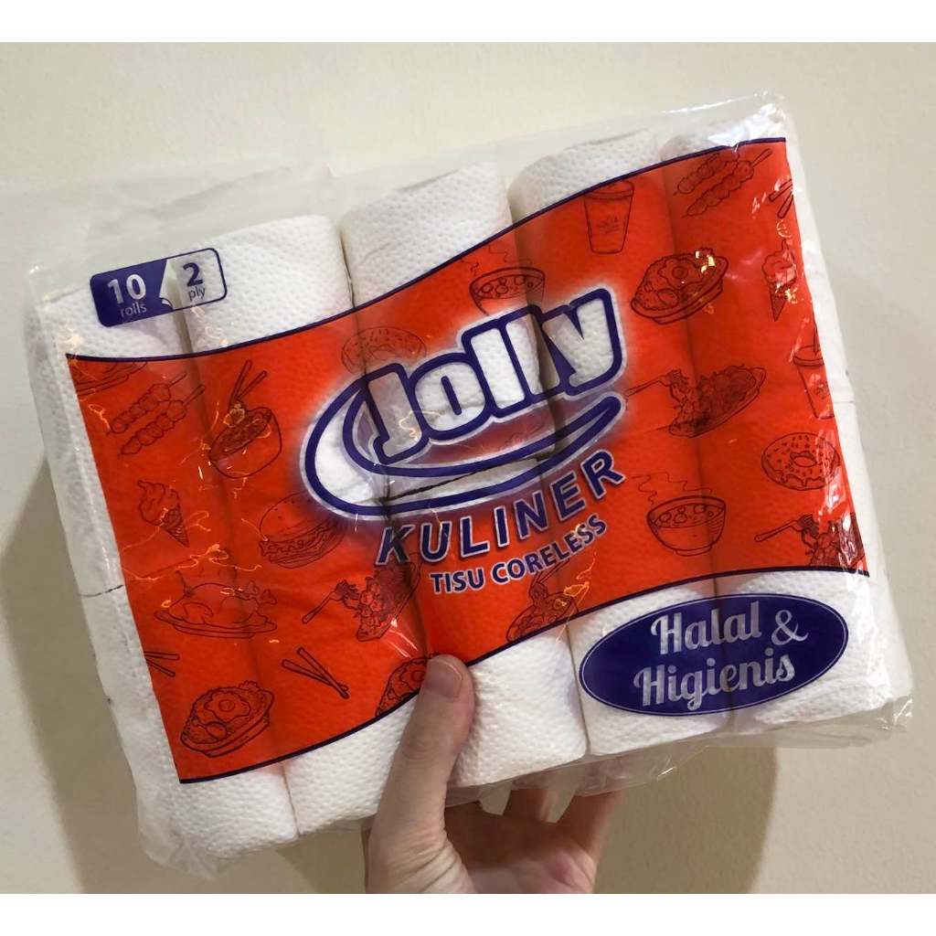 Jual Tissue Gulung JOLLY Coreless Tissue Roll Jolly Kuliner / Toilet (1 ...