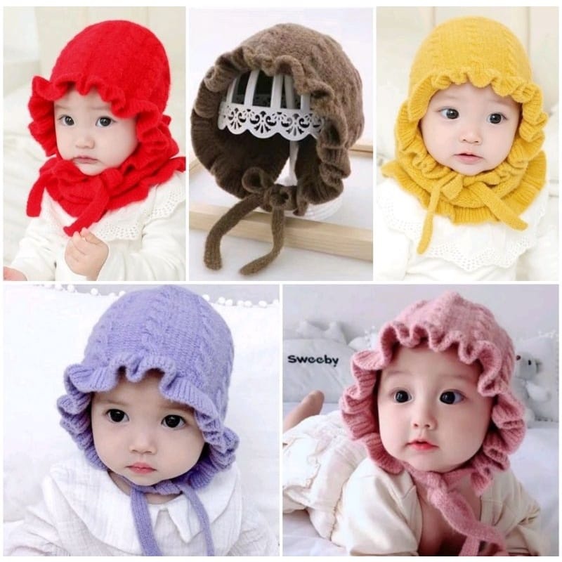 Jual Topi Kupluk Bayi Laki Laki Perempuan usia 1 bulan sampai 1tahun ...