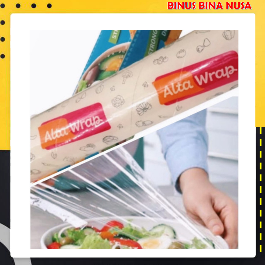 Jual PLASTIK WRAP 30 CM ROLL ALTA / WRAPPING PEMBUNGKUS MAKANAN ...