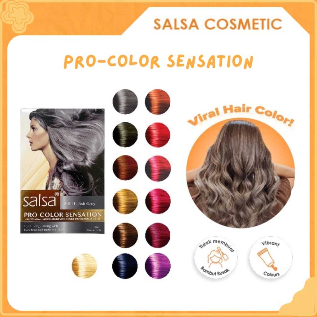 Jual SisterBeauty - Salsa Pro-Color Sensation - Hair Color - Cat Semir ...