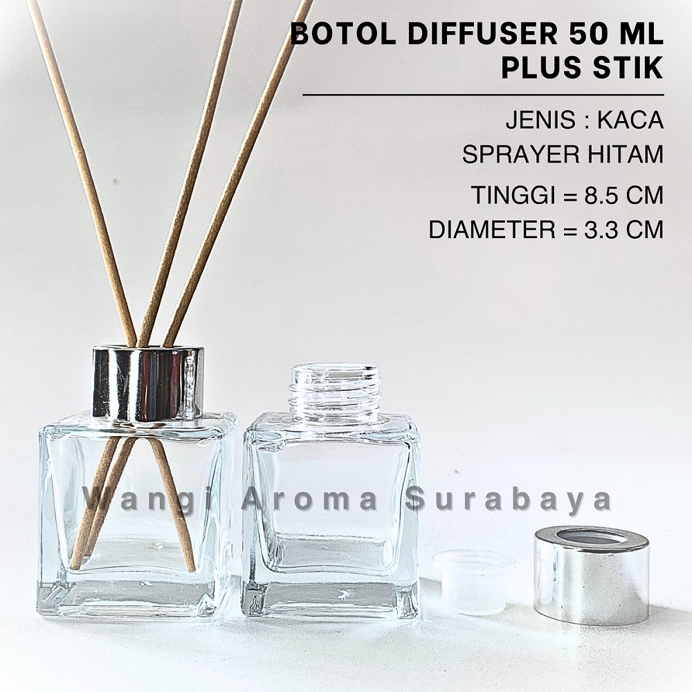 Jual Botol Reed Diffuser 50ML Kaca Bening - Botol Kaca Reed Diffuser ... Jual Botol Reed Diffuser 50ML Kaca Bening - Botol Kaca Reed Diffuser ...