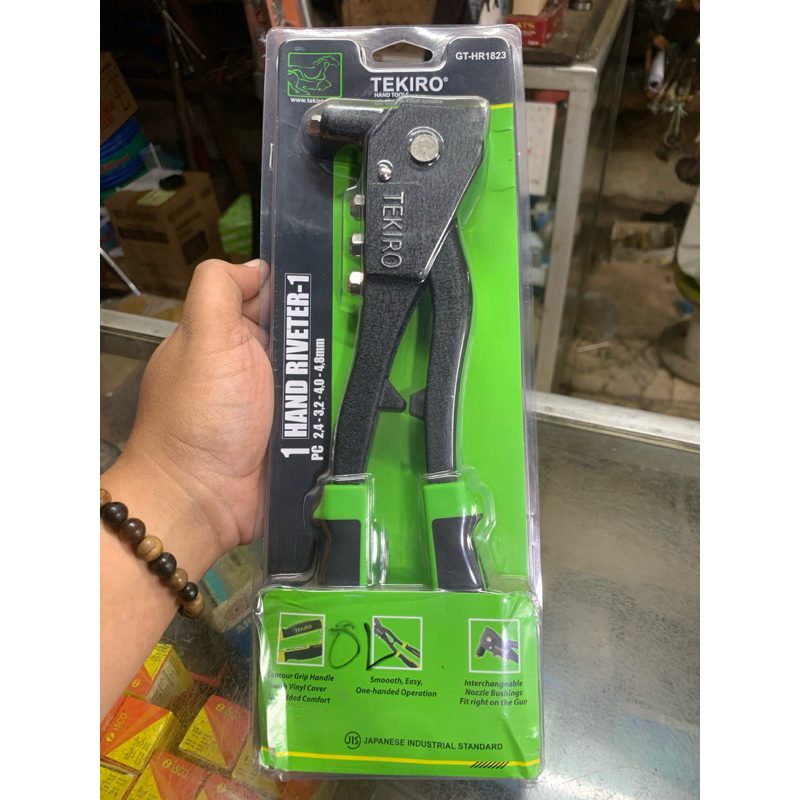 Jual hand riveter / tang rivet merk TEKIRO | Shopee Indonesia