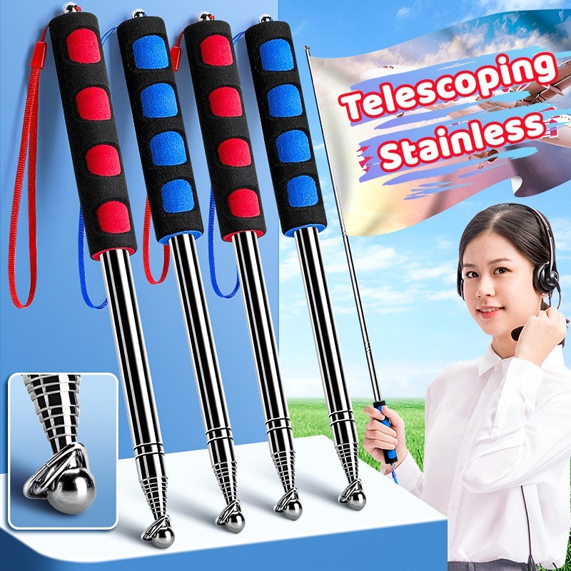 Jual Tongkat bendera Stainless 1.2M 2M Tongkat tiang portable Tour ...