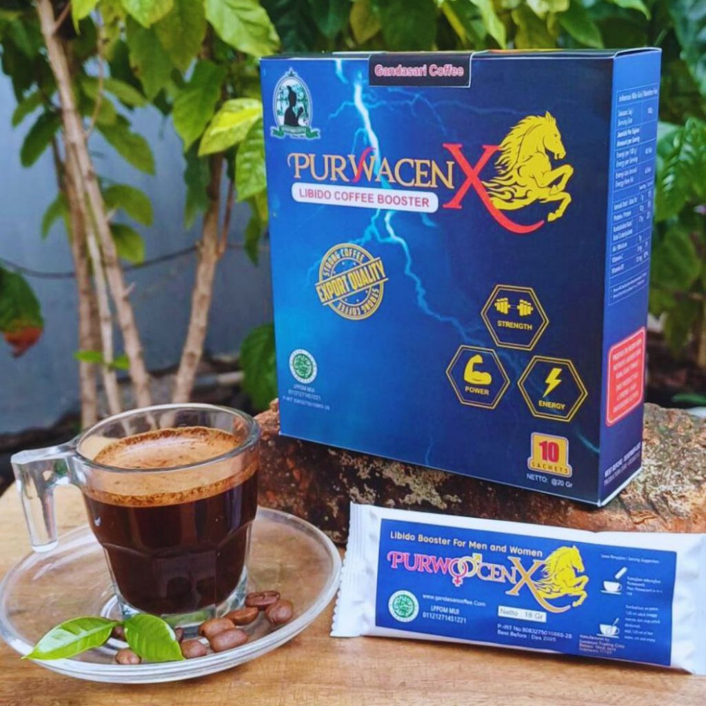 Jual Purwocenx Libido Coffee Booster isi 10 Sachet | Shopee Indonesia