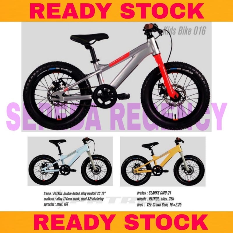 Jual Sepeda Anak PATROL KIDS 016 Ukuran 16 Inch Alloy DiscBrake ...