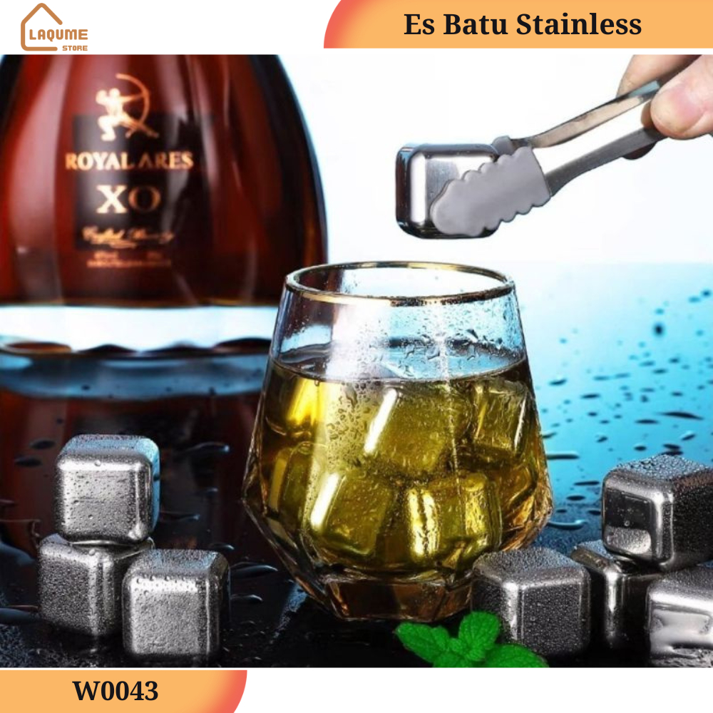 Jual Es Batu Reusable Stainless Steel Ice Cube 8 Pcs | Shopee Indonesia