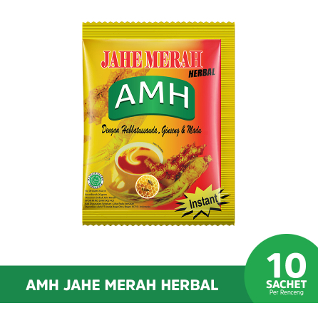 Jual Jahe Merah Super Extra Gula Aren Sachet | JAHE MERAH AMH | Jahe ...
