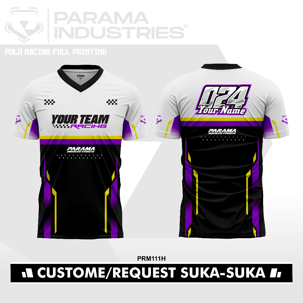 Jual Parama Jersey Premium Gratis Request Custom Desain Polo Racing ...