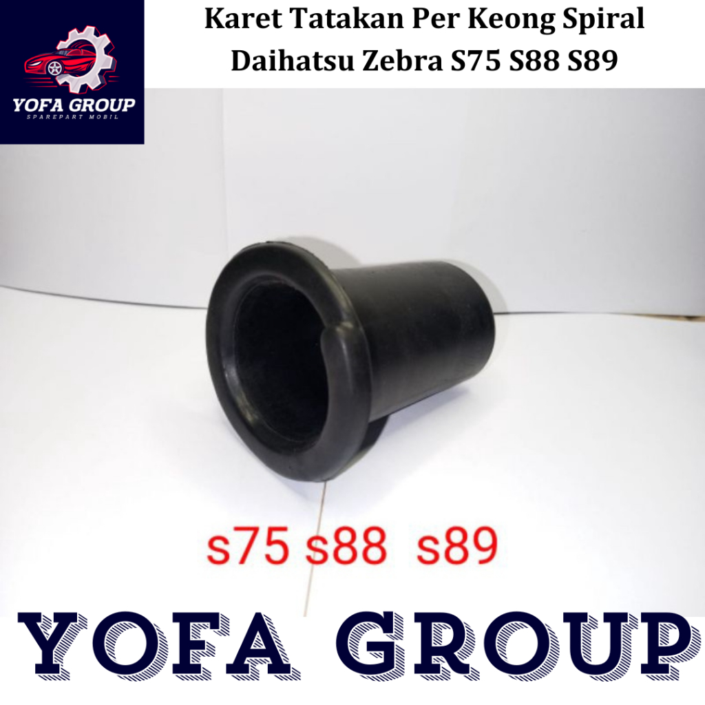 Jual SPAREPART MOBIL Karet Tatakan Per Keong Spiral Daihatsu Zebra S75 S88 S89 | Shopee Indonesia