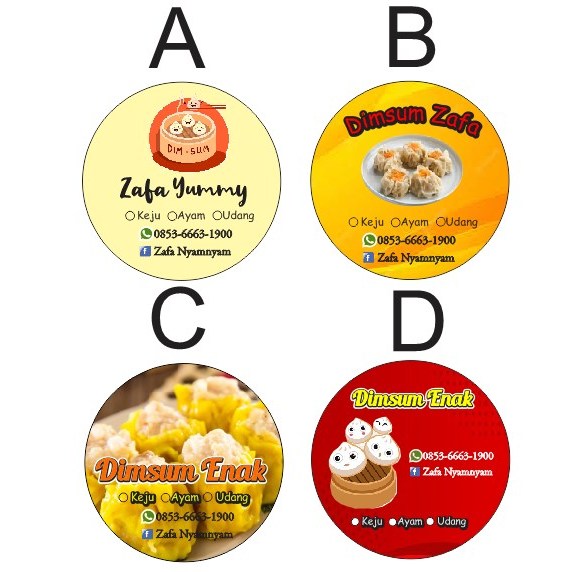 Jual sticker dimsum | Shopee Indonesia