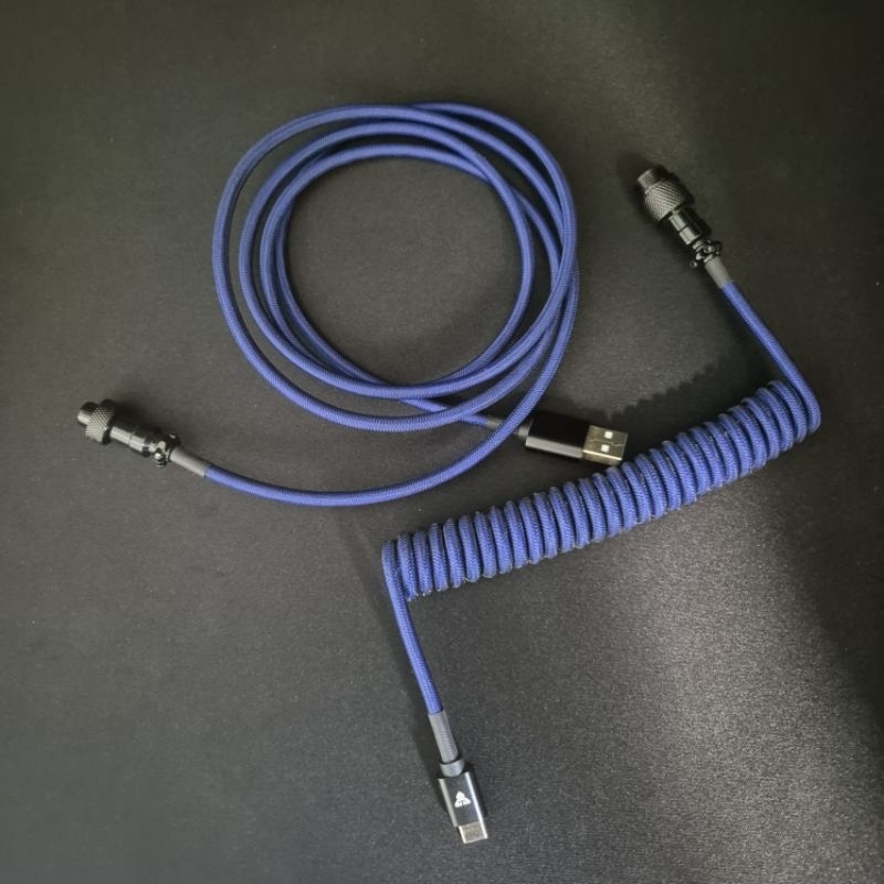 Jual Fantech Coiled Cable Type C Aviator AC701 Kabel Keyboard ...