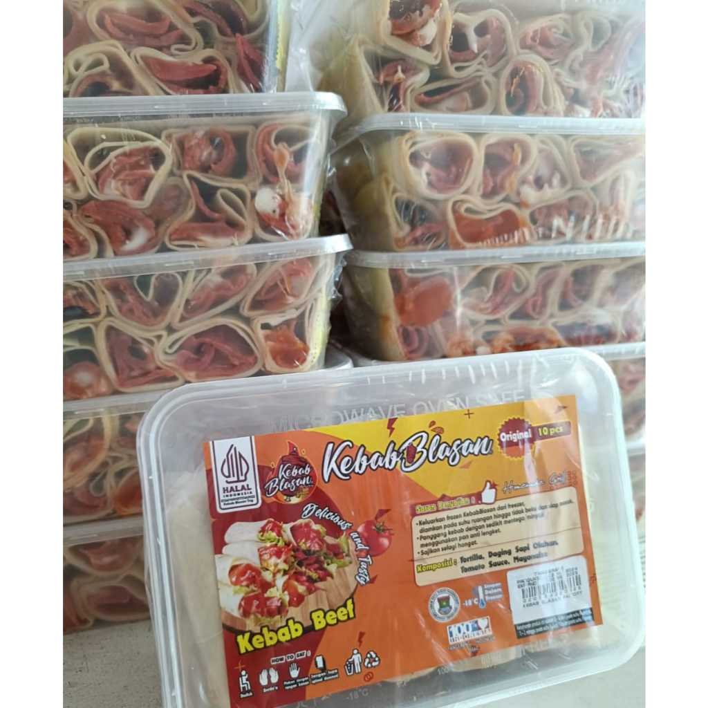 Jual Kebab Blasan ORI tanpa sayur isi 10pcs | Shopee Indonesia