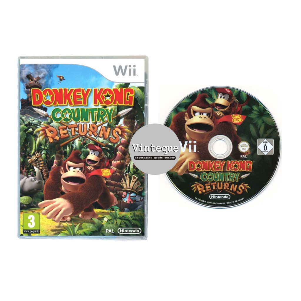 Jual Kaset CD DVD Nintendo Wii Original Pabrik Donkey Kong Country ...