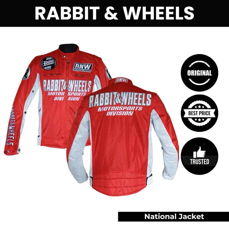 Jual Jaket Rabbit & Wheels National Jacket Aurhentic 100% (Non ...