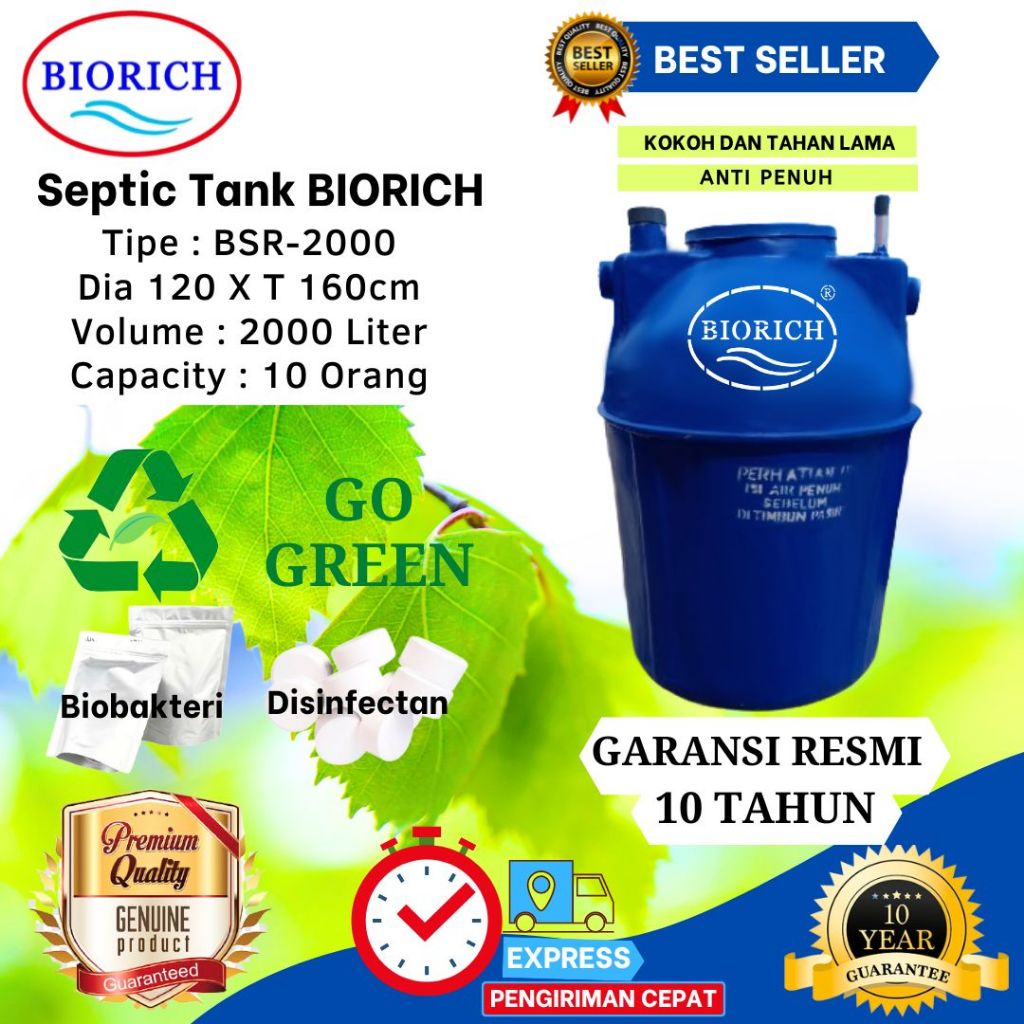 Jual Bio Septictank, Biotech, Biotank, Biofill, Tangki Septic Tank Bio ...
