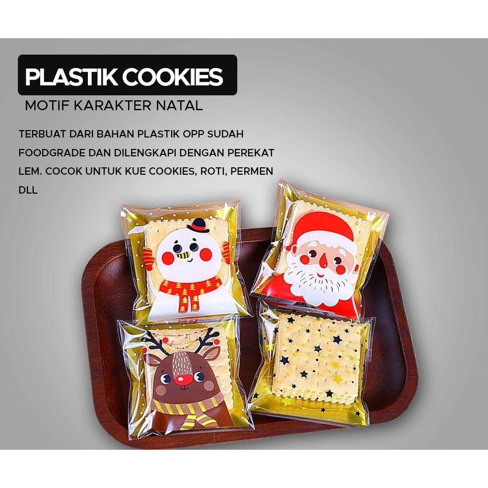 Jual ( 100 PCS ) Plastik Cookies Karakter 7 x 7cm | Kantong Plastik ...