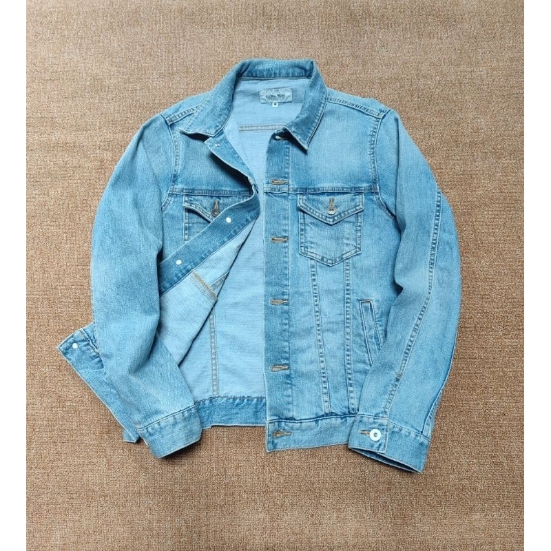 Jual JACKET JEANS GLOBAL WORK SLIM | Shopee Indonesia