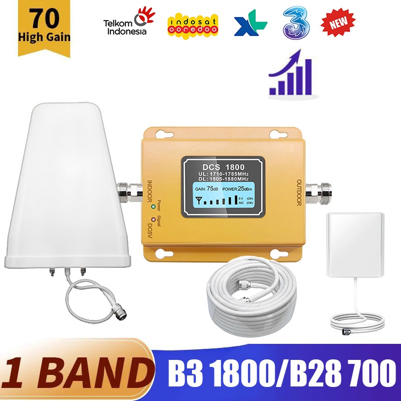 Jual REPEATER PENGUAT JARINGAN LTE INTERNET SINYA H P 4 G PEDALAMAN PEDESAAN TRIBAND 1800 EDC ...