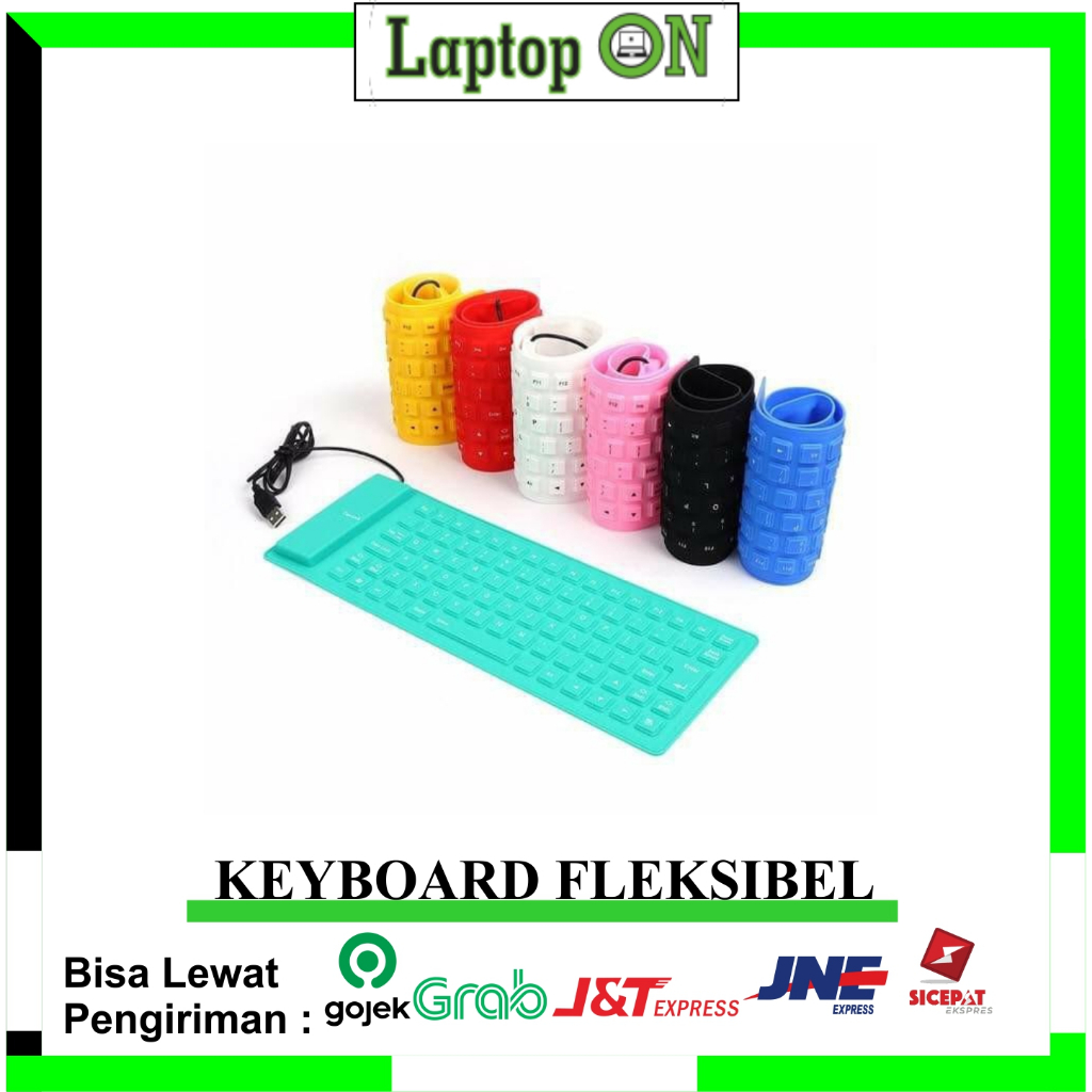 Jual Keyboard Flexibel USB Keyboard Fleksibel Anti Air | Shopee Indonesia