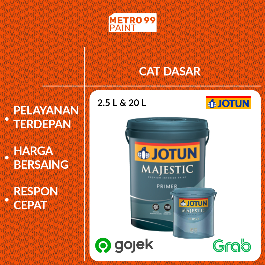 Jual Cat Dasar Tembok Jotun Majestic Primer 20 Liter / 1 pail (20 kg) | Shopee Indonesia