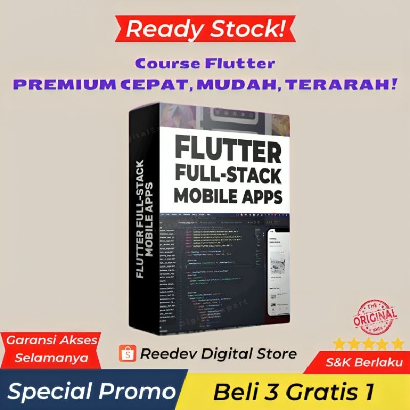 Jual FLUTTER FULL STACK BWA MOBILE APP - Belajar Flutter Cepat Mudah ... Jual FLUTTER FULL STACK BWA MOBILE APP - Belajar Flutter Cepat Mudah ...