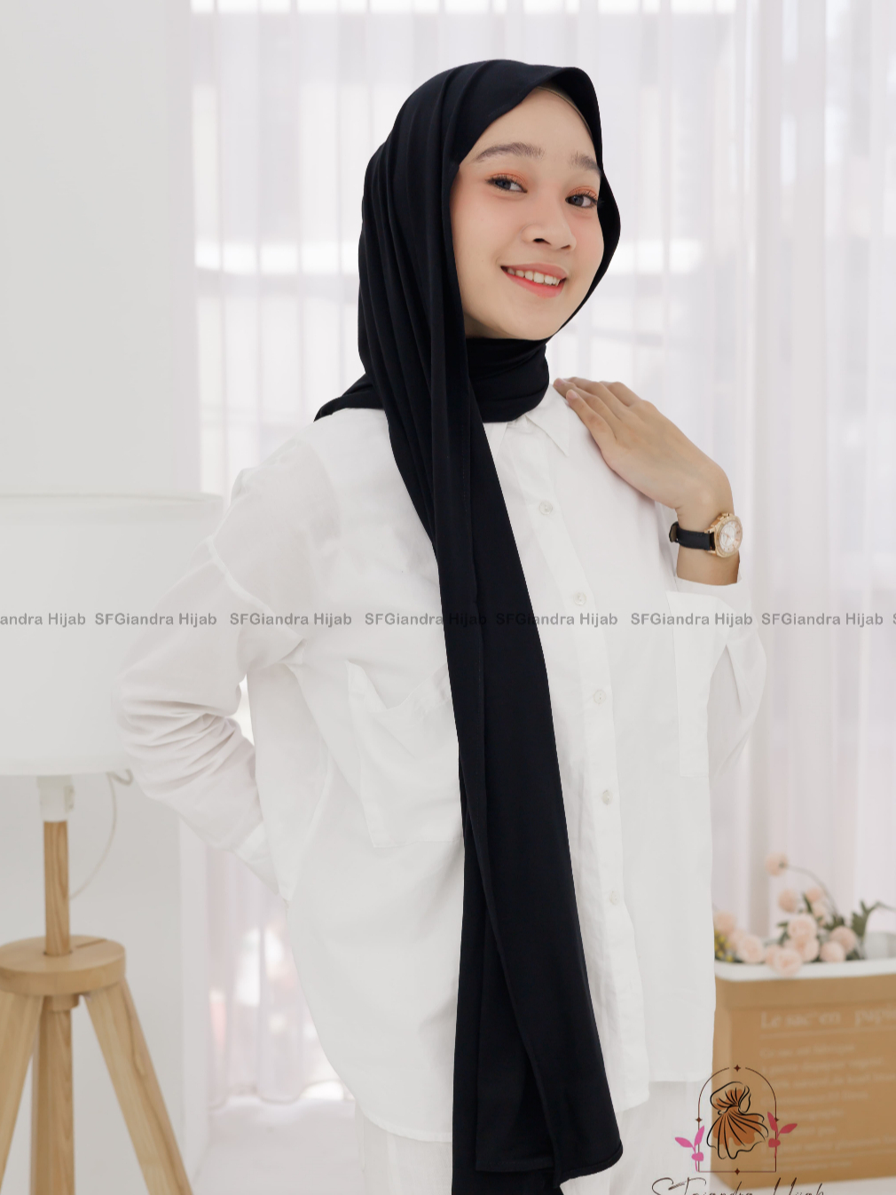 Jual Pashmina Kaos Rayon Basic by Sfgiandra | Shopee Indonesia