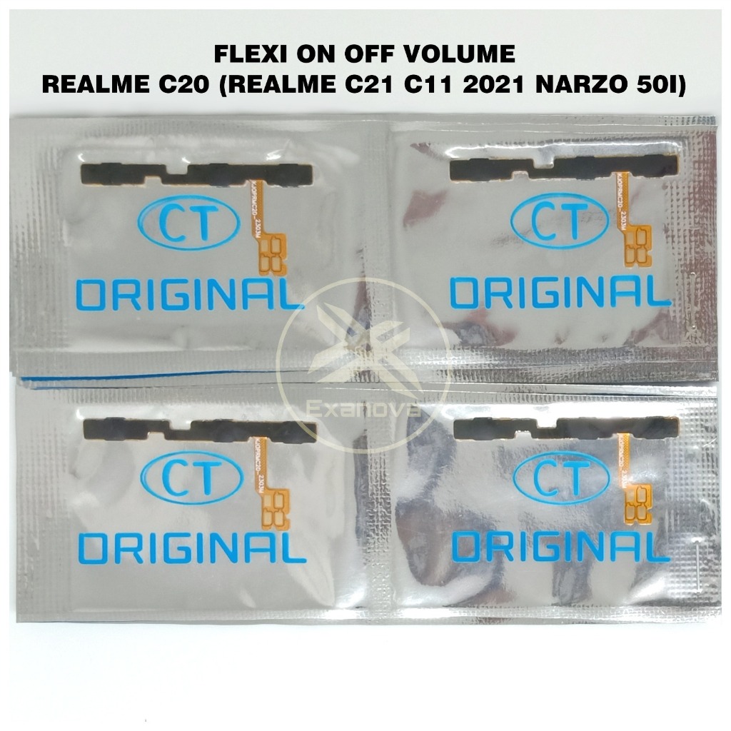 Jual FLEKSIBEL / FLEXIBLE ON OFF VOLUME REALME C20 (REALME C21 C11 2021 NARZO 50I) | Shopee ...